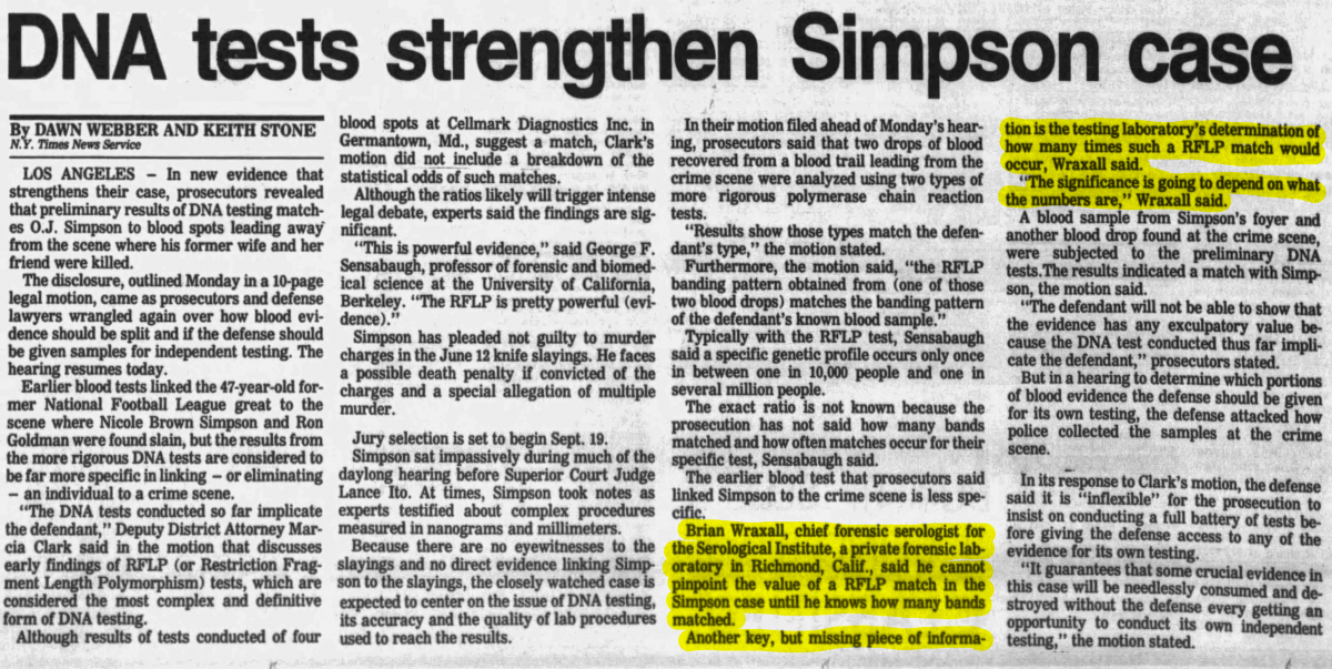 Daily World: Brian Wraxall gives background information on OJ Simpson ...